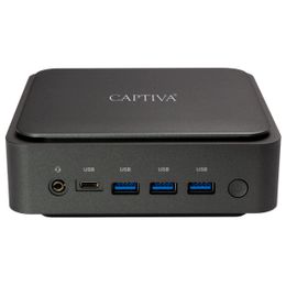 Captiva Mini-PC "Mini PC Power Starter I76-530" Computer Gr. Microsoft Windows 11 Home (64 Bit), 8 GB RAM 250 GB SSD, schwarz Mini PC