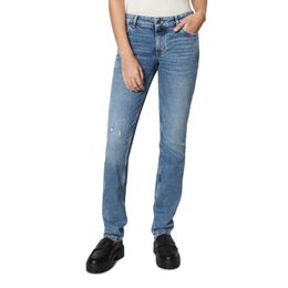 Marc O'Polo Slim-fit-Jeans MARC O'POLO "aus Organic-Cotton-Stretch" Gr. 31 34, Länge 34, blau Damen Jeans Röhrenjeans