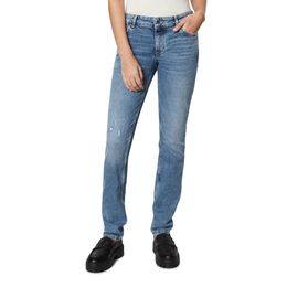 Marc O'Polo Slim-fit-Jeans MARC O'POLO "aus Organic-Cotton-Stretch" Gr. 28 32, Länge 32, blau Damen Jeans Röhrenjeans