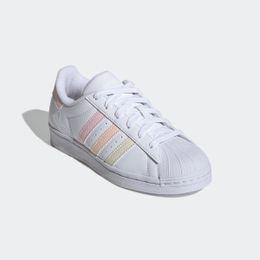 Sneaker adidas originals "SUPERSTAR J" Gr. 36, pink (cloud white, clear pink, supplier colour) Schuhe Sneaker