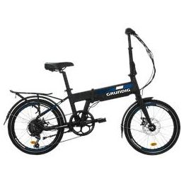 BOSAL GRUNDIG E-Faltrad 20" Urbanbike (Laufradgröße: 20 Zoll, Rahmenhöhe: 30 cm, Unisex-Rad, 252 Wh, Schwarz)