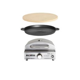 ALLGRILL Multi-Kulti Set 1 inkl. Pizzastein und Gussgrillplatte