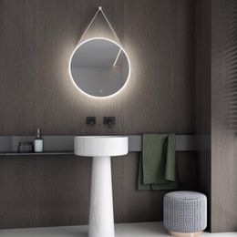 Bernstein LED Lichtspiegel Badspiegel 2884 mit Spiegelheizung & Warm-/Kaltlichteinstellung - Rund Ø 60 cm