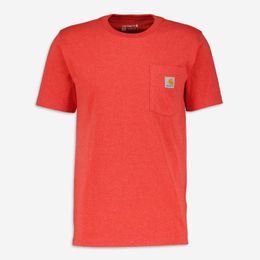 TK Maxx Rotes Relaxed Fit T-Shirt mit Brusttasche