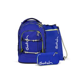 Satch Schulrucksack pack Schulrucksack Set Blue Climber* Edition 2024 (Satch)