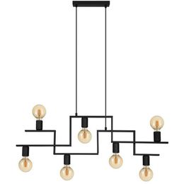 Hängeleuchte Eglo "FEMBARD" Lampen Gr. 7 flammig, Höhe: 110 cm, schwarz Pendelleuchten und Hängeleuchten