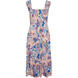 Véro Moda VERO MODA® Sommerkleid, 3/4-lang, floral, für Damen, beige, L