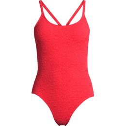 Manguun Badeanzug, schmale Träger, für Damen, rot, 40C