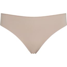 Tommy Hilfiger Th Invisible Slip, Logobund, für Damen, beige, XS