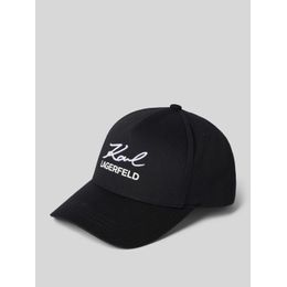 K by KARL LAGERFELD Basecap mit Label-Stitching