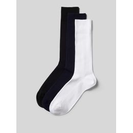 Socken in Feinripp-Optik im 3er-Pack