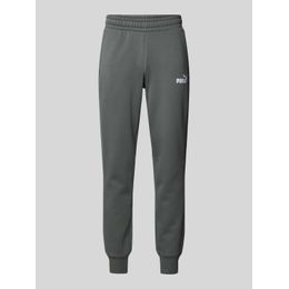 Puma Regular Fit Sweatpants mit Label-Print