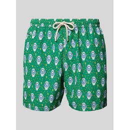 Mc2 Saint Barth Badeshorts mit Allover-Motiv-Print Modell 'LIGHTING'