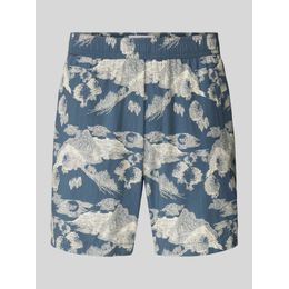 Selected Homme Loose Fit Shorts mit Allover-Muster Modell 'AIR'