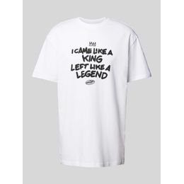 Mister Tee Oversized T-Shirt mit Statement-Print Modell 'Like a Legend'