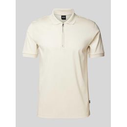 BOSS Slim Fit Poloshirt mit Label-Detail Modell 'Polston'