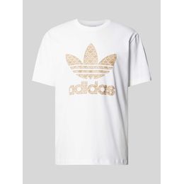 adidas originals T-Shirt mit Label-Print