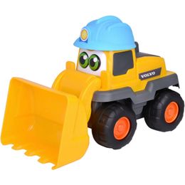 ABC Spielzeug-Radlader ABC Lucy Loader, mit mechanischer Hupe, gelb|grau