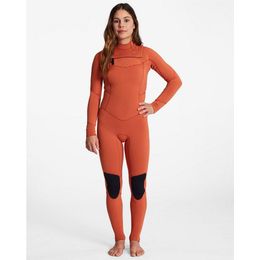 Billabong Neoprenanzug 4/3mm Salty Dayz, orange