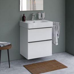 Duravit Soleil Badmöbel-Set mit Griffleiste inkl. Waschbecken, mit 2 Auszügen, 60 cm - Farbe wählbar