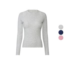 Esmara® Damen Pullover in Rippstrick-Qualität