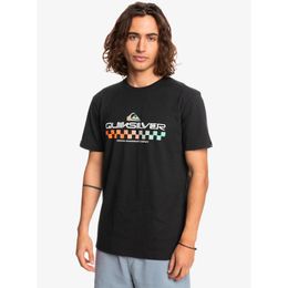 Quiksilver T-Shirt »Scripted Game« schwarz XS XS Stoff: leichter Baumwoll-Jersey