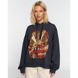 Billabong Kapuzensweatshirt &raquo;Keep Ridin&laquo; Black Sands S S Stoff: Mischgewebe aus Baumwolle und Polyester