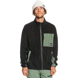 Quiksilver Fleecejacke »Peak Point« schwarz M M Umweltfreundliches Material: Sweatstoff aus...