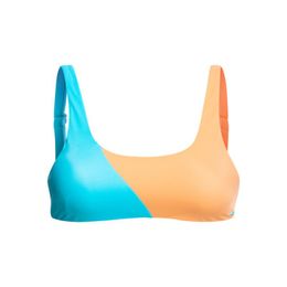Roxy Bandeau-Bikini-Top »Colorblock Party« Bachelor Button L - Cup B Cup B L Material: Mischgewebe aus recyceltem Nylon...