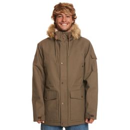 Quiksilver Parka »Long Trip« Major Brown XXL XXL Umweltfreundliches Material: Canvas aus...
