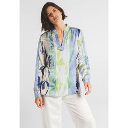 Eterna Longbluse &raquo;LOOSE FIT&laquo; gr&uuml;n 42 42 Steh-Kragen