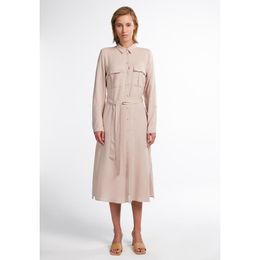Eterna Blusenkleid »REGULAR FIT« taupe 44 - Normalgrößen Normalgrößen 44 Hemd-Kragen