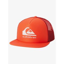 Quiksilver Trucker Cap »Foamslayer« Cherry Tomato Einheitsgröße Polyester-Stoff an den Frontpanelen mit...