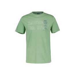 Lerros T-Shirt »Herren T-Shirt mit Brust-Print« SAGE GREEN 3XL 3XL Rundhalsausschnitt