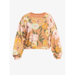 Roxy Sweatshirt »Off To The Beach« Toasted Nut Bloom Boogie XXL XXL Material: Frottee-Mischgewebe aus Baumwolle und...