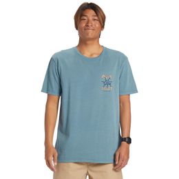 Quiksilver T-Shirt »Global Force« Aegean Blue XS XS Stoff: Baumwollstoff [160 g/m2]