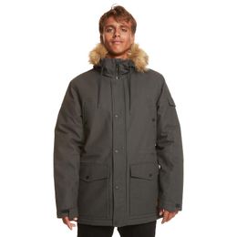 Quiksilver Parka »Long Trip« Tarmac L L Umweltfreundliches Material: Canvas aus...