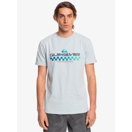 Quiksilver T-Shirt »Scripted Game« Blue Grey XS XS Stoff: leichter Baumwoll-Jersey