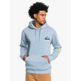 Quiksilver Kapuzensweatshirt »Omni Logo« Ashley Blue M M Stoff: Baumwoll- /Polyestergemisch [280 g/m2]