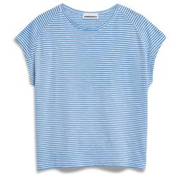 armedangels - Women's Ofeliaa Lovely Stripes - T-Shirt Gr XS blau