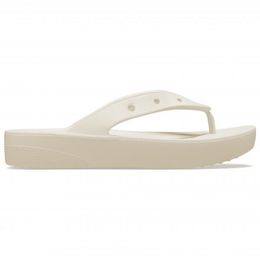 Crocs - Women's Classic Platform Flip - Sandalen US W11 | EU 42-43 beige