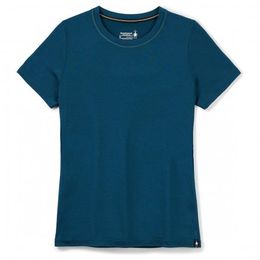 Smartwool - Women's Merino Sport 120 Tee - Merinoshirt Gr M - Slim Fit blau