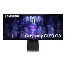 Samsung QD-OLED Display Odyssey Smart Gaming Monitor G85SB - 68 cm (34) - 3440 x 1440 WQHD