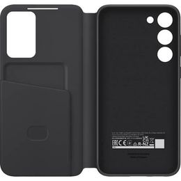 Samsung Smart View Wallet Case Flip Case Samsung Galaxy S23+ Schwarz Stoßfest