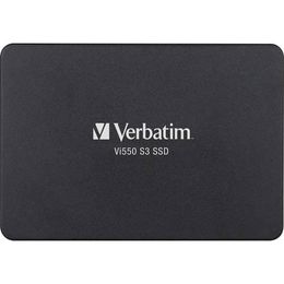 Verbatim VI550 S3 256 GB Interne SATA SSD 6.35 cm (2.5 Zoll) SATA 6 Gb/s Retail 49351