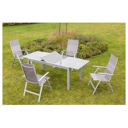 Merxx Gartentisch ausziehbar Metall/ Glas L: 180-240 cm