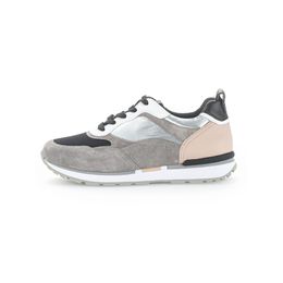 Gabor Leder-Sneakers in Grau - 38,5