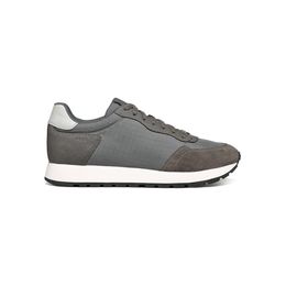 Geox Leder-Sneakers "Partenio" in Grau - 44