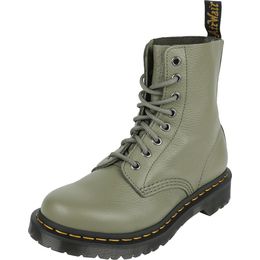 Dr. Martens 1460 Pascal - Muted Olive Virginia Bikerboot oliv in EU36