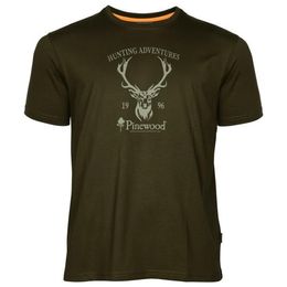 Pinewood - Red Deer T-Shirt - T-Shirt Gr S oliv